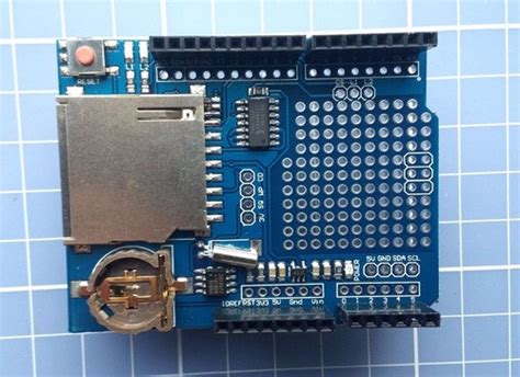 Data Logger Shield Para Arduino Leitor De Sd Card TDTEC TD TECNOLOGIA COMERCIO E