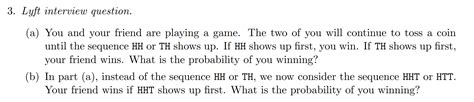Solved Lyft Interview Question A You And Your Friend Chegg