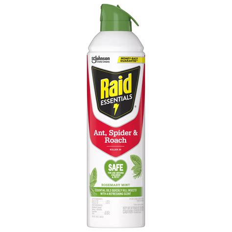 Raid Essentials Ant Spider And Roach Killer 27 Rosemary Mint Shop