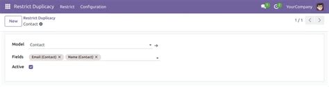 User Guide For Odoo Restrict And Merge Duplicate Data