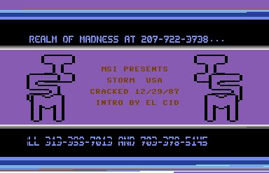 CSDb Storm Us Version By More Stupid Initials