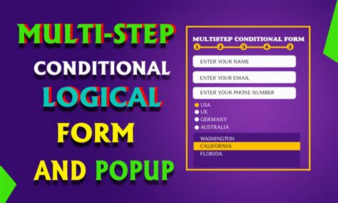 Create A Multi Step Conditional Logical Form And Output Pdf Or