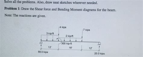 Solved Solve all the problems. Also, draw neat sketches | Chegg.com