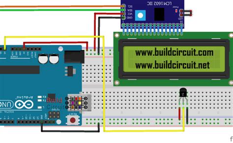 Lm35lm35 Temperature Sensor Arduino Lcdtemperature Sensor Simulation In