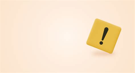 Warning Message Concept Represented By Exclamation Mark Icon Exclamation 3d Realistic Symbol In