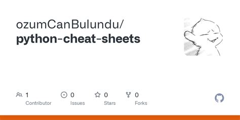 GitHub OzumCanBulundu Python Cheat Sheets