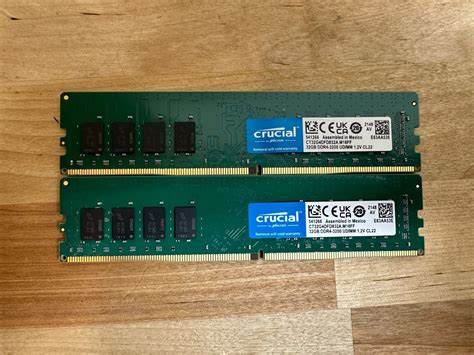 64GB (32GBx2) Crucial CT32G4DFD832A.M16FF DDR4 3200MHz DIMMs Desktop ...