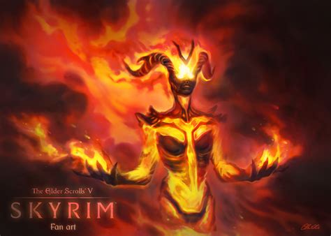 Flame Atronach Concept Art