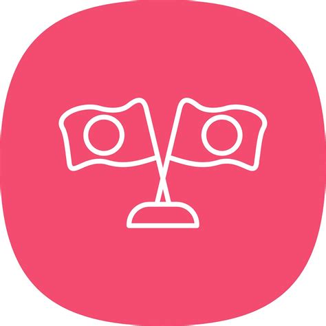 Flags Line Curve Icon Design 43675446 Vector Art At Vecteezy