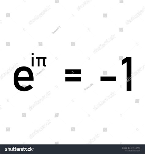 Eulers Identity Mathematics Vector Stock Vector Royalty Free 2275340559 Shutterstock