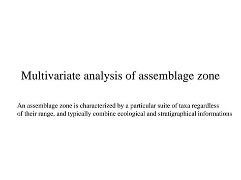Solution Quantitative Stratigraphy Part 8 Multivariate Analysis