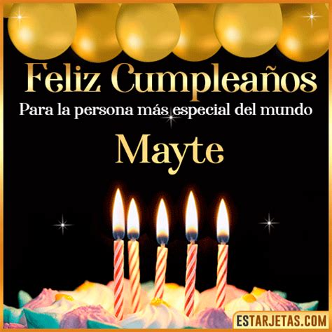 Feliz Cumpleaños Mayte Imágenes  Tarjetas Y Mensajes