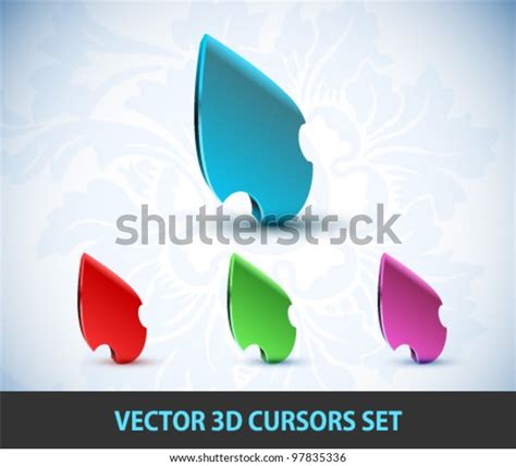 Vector Cursor Arrows Set Stock Vector Royalty Free 97835336
