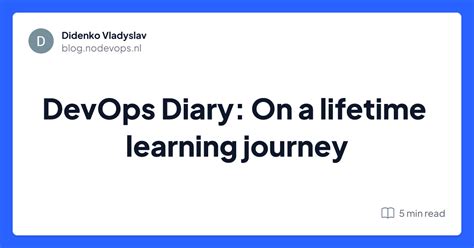 diary of devops