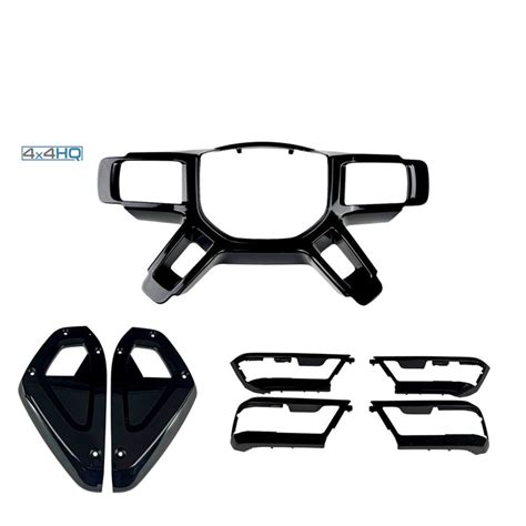 Defender 110 Replacement Interior Trim Kit Gloss Black Defender — 4x4hq