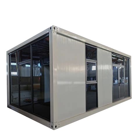 Modular Prefab House Folding Living Unit Storage Expandable Prefabricated Flat Packed Container