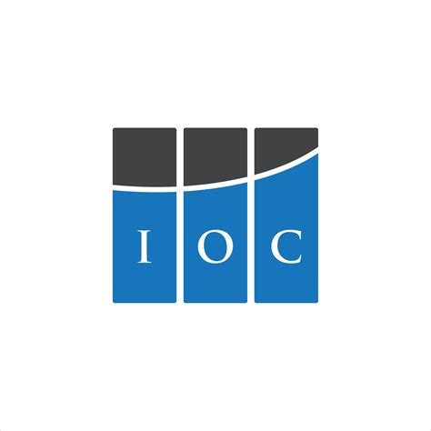 IOC Letter Logo Design On WHITE Background IOC Creative Initials Letter Logo Concept IOC
