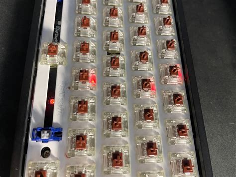 Ducky One 2 Mini Lights On Red Even When Rgb Is Off Also A Switch Light Is Desynchronized R