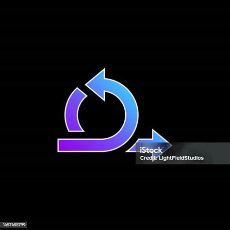 Agile Blue Gradient Vector Icon Stock Illustration Download Image Now