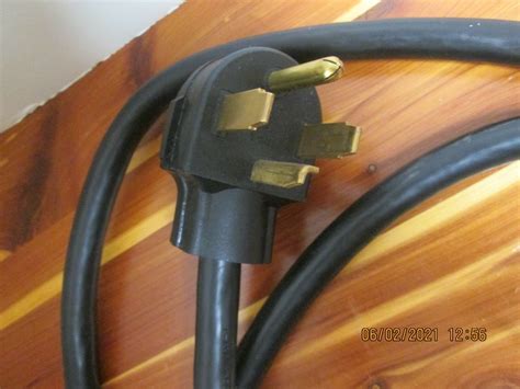 Intertek 3176558 6 Ft 300 V 4 Prong 4 Wire Power Supply Cord Dryer New Ebay