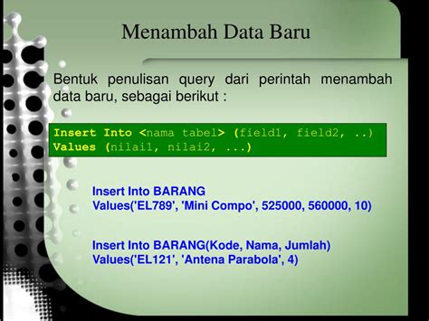 PPT Modifikasi Data PowerPoint Presentation Free Download ID 4966699