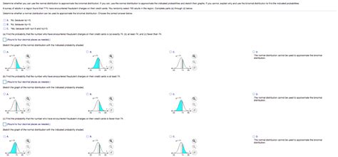 solved determine whether you can use the normal distribution