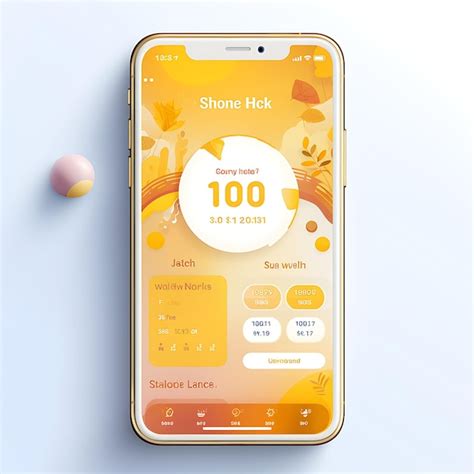 Premium AI Image Mobile App Layout Design Of Health Goal Tracker Motivating And Goal Oriented