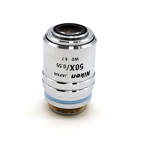 Nikon Microscope Objective Cf Plan 50x Epi Elwd ∞0
