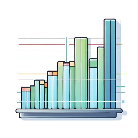Premium Photo Bar Graph Icon Business Chart Data Visualization Graph