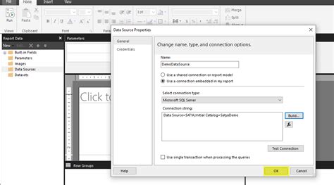 Build Ssrsrdl Report From Microsoft Report Builder Part 1 Dotnet