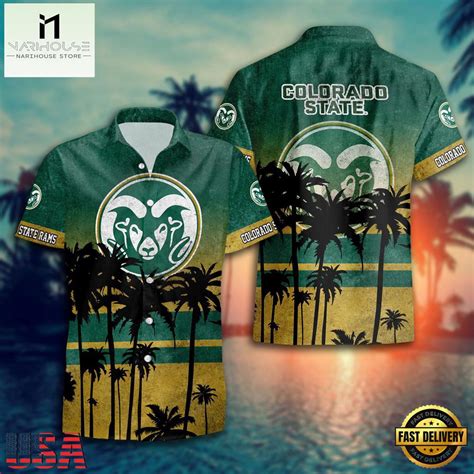 Ncaa Colorado State Rams New Design 2025 Summer Beach Hawaiian Shirt