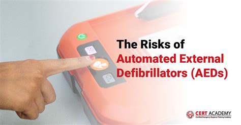 The Risks Of Automated External Defibrillators Aeds Cert Academy