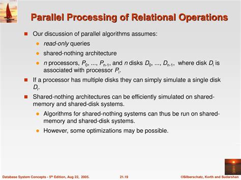 Chapter 21 Parallel Databases Ppt Download