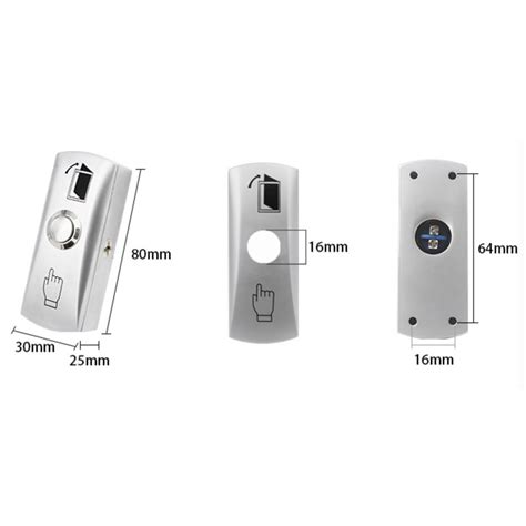 Door Release Push Exit Button With Backbox HSY Security HSY Security One Stop Security System