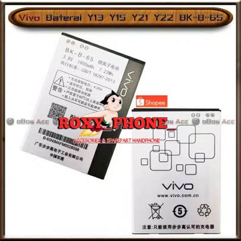 Jual BATTERY BATRAI BATERE BATU BATERAI VIVO Y15 Y21 Y22 BK B 65 ORIGINAL Shopee Indonesia