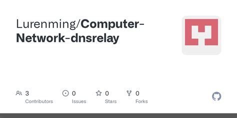 GitHub Lurenming Computer Network Dnsrelay