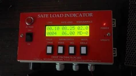 Plastic Digital Display Safe Load Indicator Display For Industrial At 15000 In New Delhi