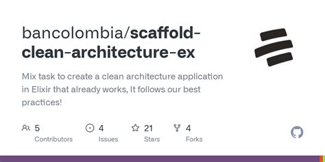 Github Bancolombiascaffold Clean Architecture Ex Mix Task To Create A Clean Architecture