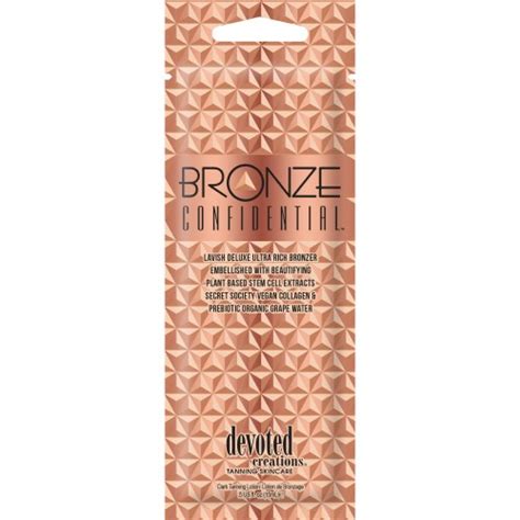 Крем для солярия BRONZE CONFIDENTIAL™ / СЕКРЕТНЫЙ БРОНЗОВЫЙ - Devoted ...