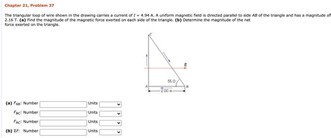Solved Chapter Problem The Triangular Loop Of Wire Chegg