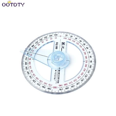 Plastic 360 Degree Protractor Ruler Angle Finder S Grandado