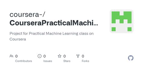 Github Coursera Courserapracticalmachinelearningproject Project For Practical Machine