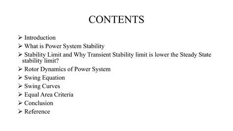 Swing Equation Pptx Physics Science