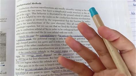 Pseudopotential In Condensed Matter Physics Youtube