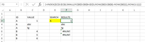 Excel Formula To Display Multiple Values Like Vlookup Stack Overflow