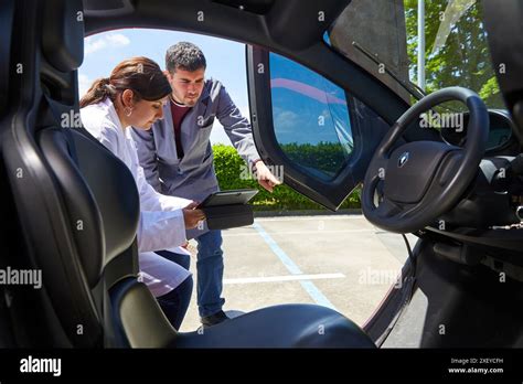 Twizzy Electric Vehicle Researchers Work In Two Electric Cars The