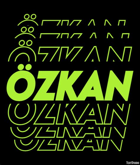 Özkan Metin Efekti Ve Logo Tasarımı İlk Adı