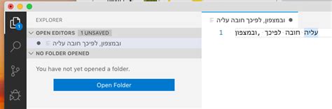 Editor Tabs Shows Hebrew Text In Different Order Than Editor Contents