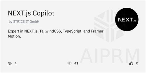 GPT NEXT Js Copilot By STRICS IT GmbH AIPRM For ChatGPT