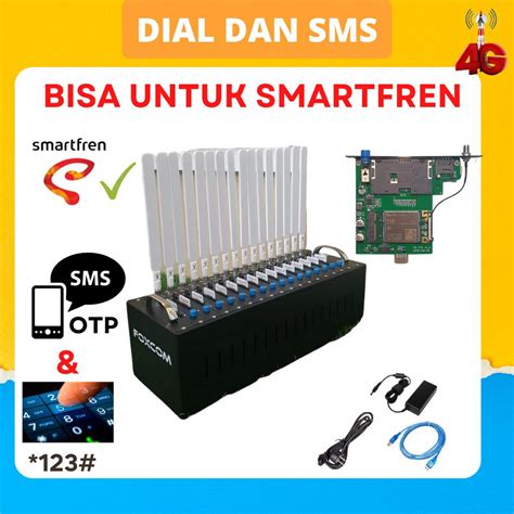 Jual Modem Foxcom 16 Port 4g Non Usage Modem 4g Support Smart Act Support Semua Software